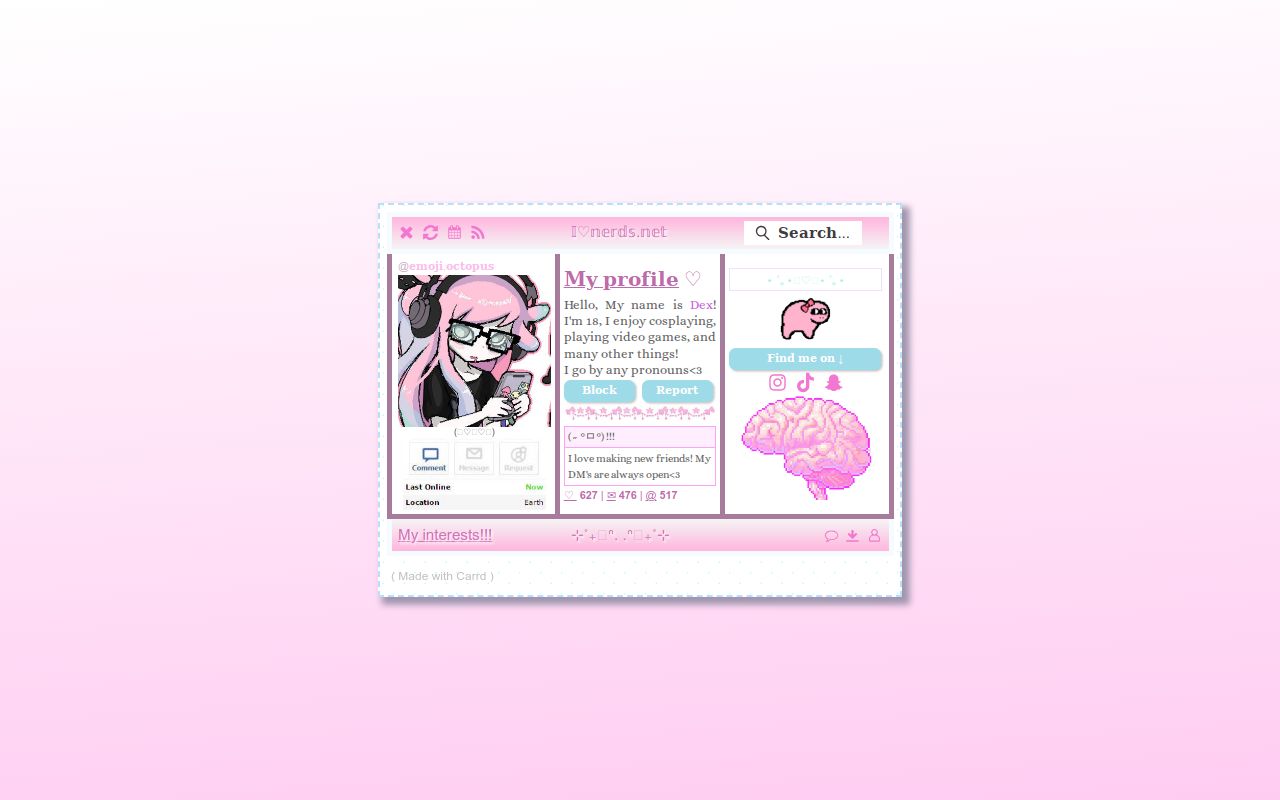 Dextrose's Card!
